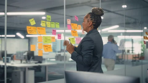 African American Female Project Manager ... | Stock Video | Pond5