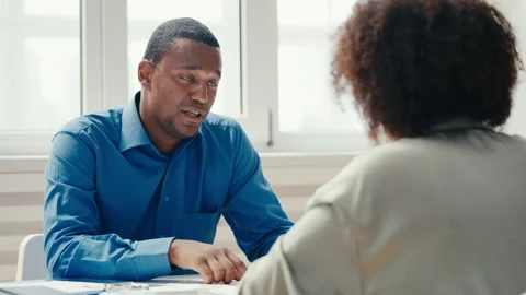 Woman Interviewing Man Stock Videos – Royalty-Free HD & 4K Videos