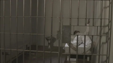 African American - Modern Jail Scene | Stock Video | Pond5