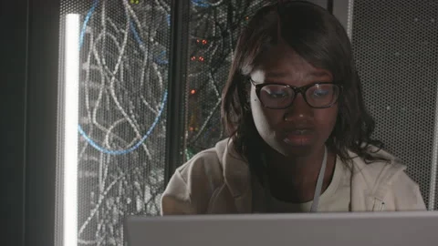 African American Programmer Portrait | Stock Video | Pond5