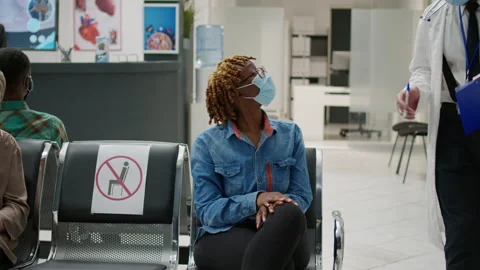 African american woman with face mask wa... | Stock Video | Pond5