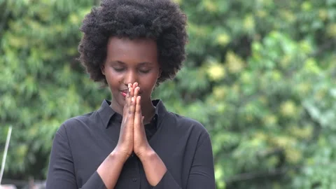 African Praying African Praying Stock Video Footage | Royalty Free ...