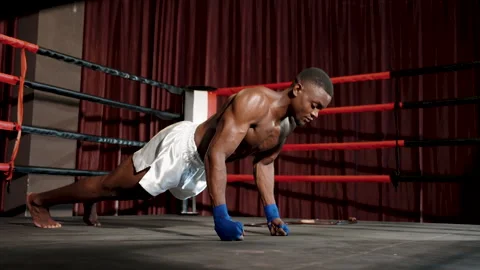 African boxers are strong and muscular. ... | Stock Video | Pond5