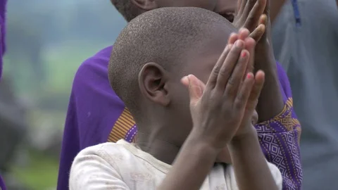 African children singing and clapping | Stock Video | Pond5