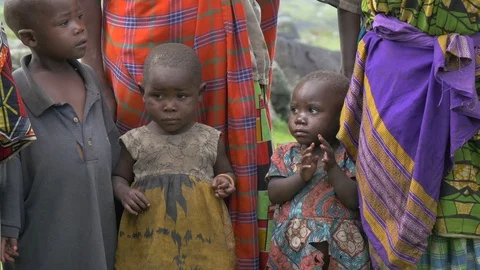 African children standing and clapping | Stock Video | Pond5