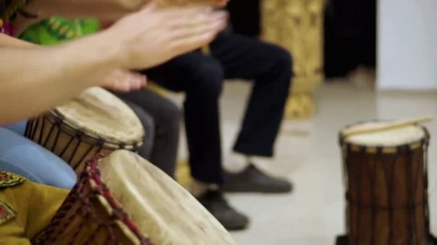 African Drumming Stock Footage ~ Royalty Free Stock Videos | Pond5
