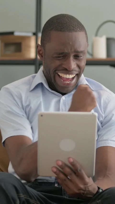 African Man Cheering Stock Videos – Royalty-Free HD & 4K Videos | Pond5