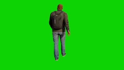 African man student with green screen wa... | Stock Video | Pond5