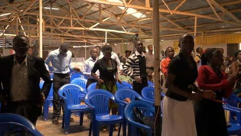 African people singing and clapping in a... | Stock Video | Pond5