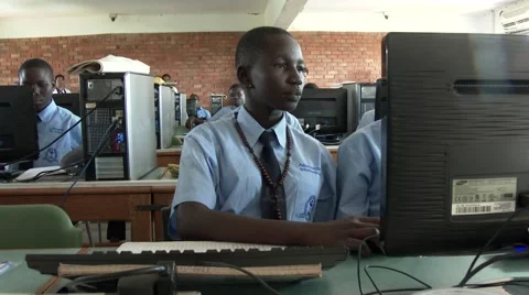 Computer Lab School Stock Video Footage | Royalty Free Computer Lab ...