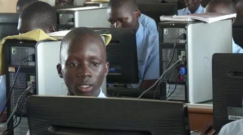 Computer Lab School Stock Video Footage | Royalty Free Computer Lab ...