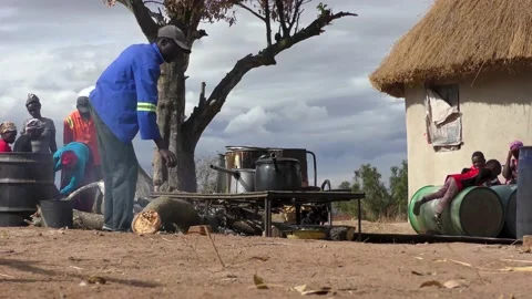 African village life in Zimbabwe | Stock Video | Pond5