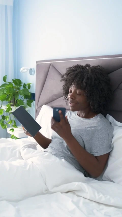 Her On Bed Stock Videos – Royalty-Free HD & 4K Videos | Pond5