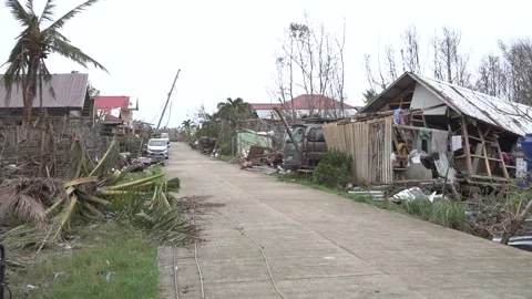 Aftermath of the Super Typhoon Rai or Od... | Stock Video | Pond5