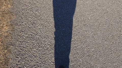 Afternoon shadow on pavement texture | Stock Video | Pond5