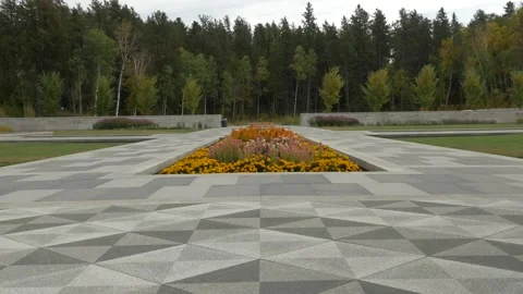 Aga Khan Garden at the Devonian Botanic ... | Stock Video | Pond5