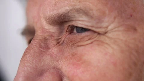 age, vision and old people concept - clo... | Stock Video | Pond5