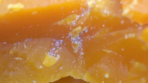 Aged Cheese With Mites Colony On Mimolet... | Stock Video | Pond5