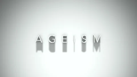 ageism 3D title animation with shadows o... | Stock Video | Pond5