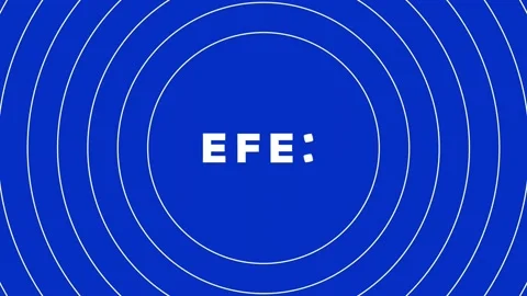 Agencia EFE unveils new logo, Madrid, ES... | Stock Video | Pond5