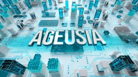 Ageusia with medical digital technology ... | Stock Video | Pond5