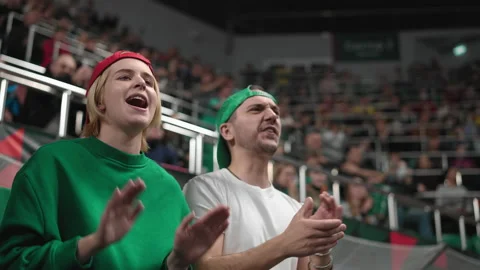 Aggressive fans football sport stadium. ... | Stock Video | Pond5