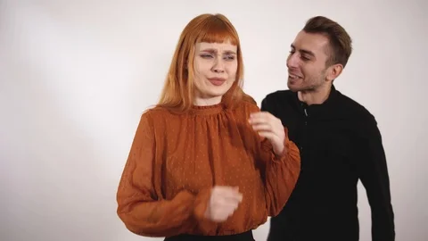 Man Grabbing Woman By Hair Stock Video Footage | Royalty Free Man ...