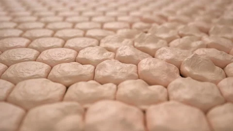 Aging and damaged skin cells, wave, 3D H... | Stock Video | Pond5