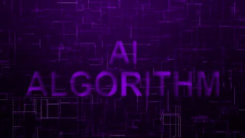 AI algorithm text data line technology a... | Stock Video | Pond5