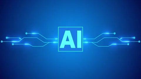 AI Circuit Glowing Technology Animation ... | Stock Video | Pond5