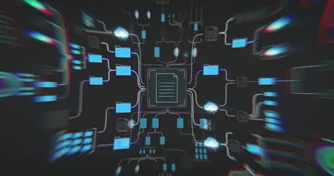 AI prompt input field transition to news... | Stock Video | Pond5