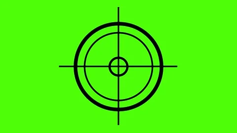 aim or target icon with green screen Sni... | Stock Video | Pond5