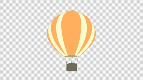 Air Balloon Transport Vehicle Animation ... | Stock Video | Pond5