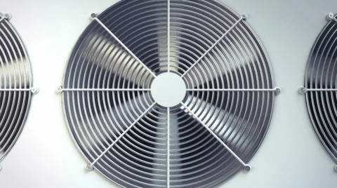 Air conditioning fan ventilation animati... | Stock Video | Pond5