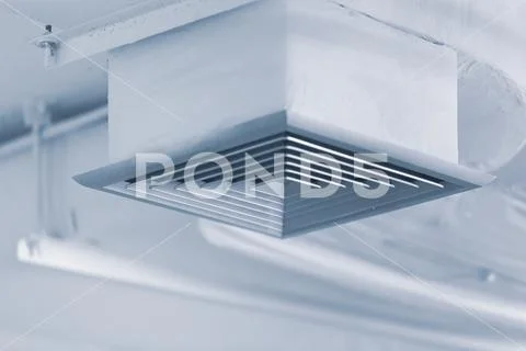 Air Duct Air Condition pipe line system Air flow HVAC system Stock ...