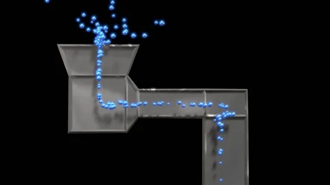 Air particles flow through ventilation s... | Stock Video | Pond5
