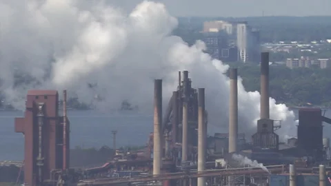 Manufacturing Pollution Stock Video Footage | Royalty Free Manufacturing Pollution Videos | Pond5