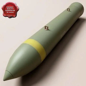 Aircraft Bomb BLU-109 ~ 3D Model #91488218 | Pond5
