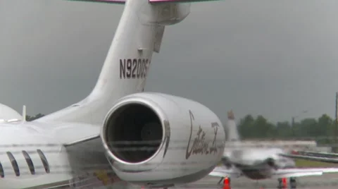 aircraft, Citation X pre-flight check ta... | Stock Video | Pond5