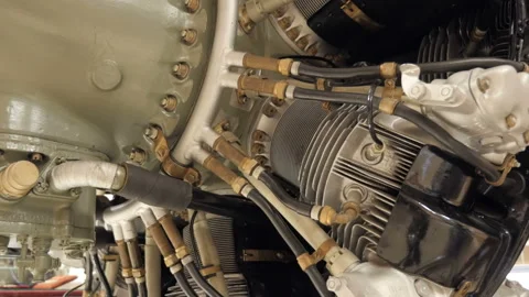 Aircraft construction. Aircraft engine c... | Stock Video | Pond5