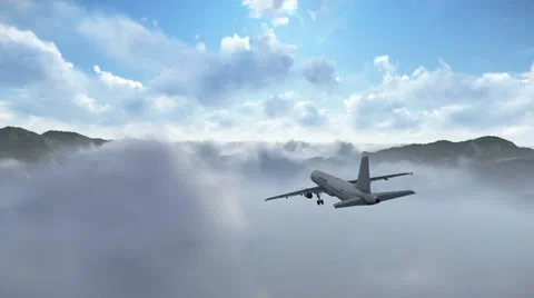 Aircraft falling - Plane crash | Stock Video | Pond5