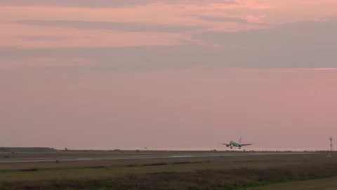 Touchdown Aircraft Stock Video Footage | Royalty Free Touchdown ...