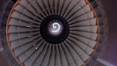 Aircraft spinning power engine aviation ... | Stock Video | Pond5