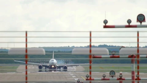 Touchdown Aircraft Stock Video Footage | Royalty Free Touchdown ...