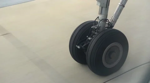 Aircraft Wheels Stock Footage ~ Royalty Free Stock Videos | Pond5