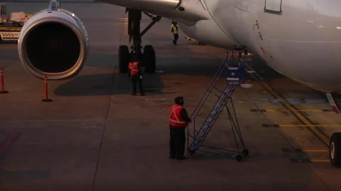 Airline Ramp Stock Footage ~ Royalty Free Stock Videos | Pond5