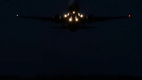 Jet Taking Off Night Stock Videos – Royalty-Free HD & 4K Videos
