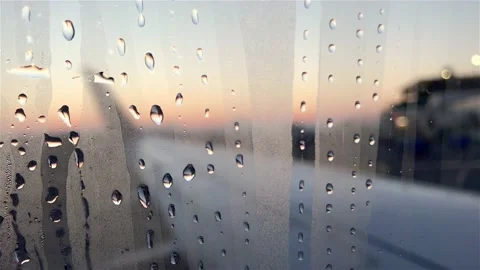 Airplan window condensation early mornin... | Stock Video | Pond5