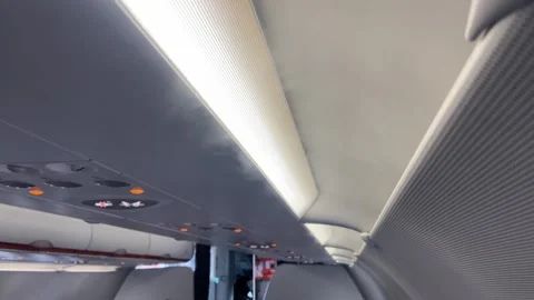 Airplane Cabin Stock Footage ~ Royalty Free Stock Videos | Pond5