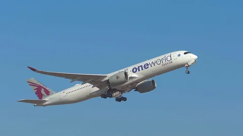 Flight Take Off Side View Stock Video Footage | Royalty Free Flight ...